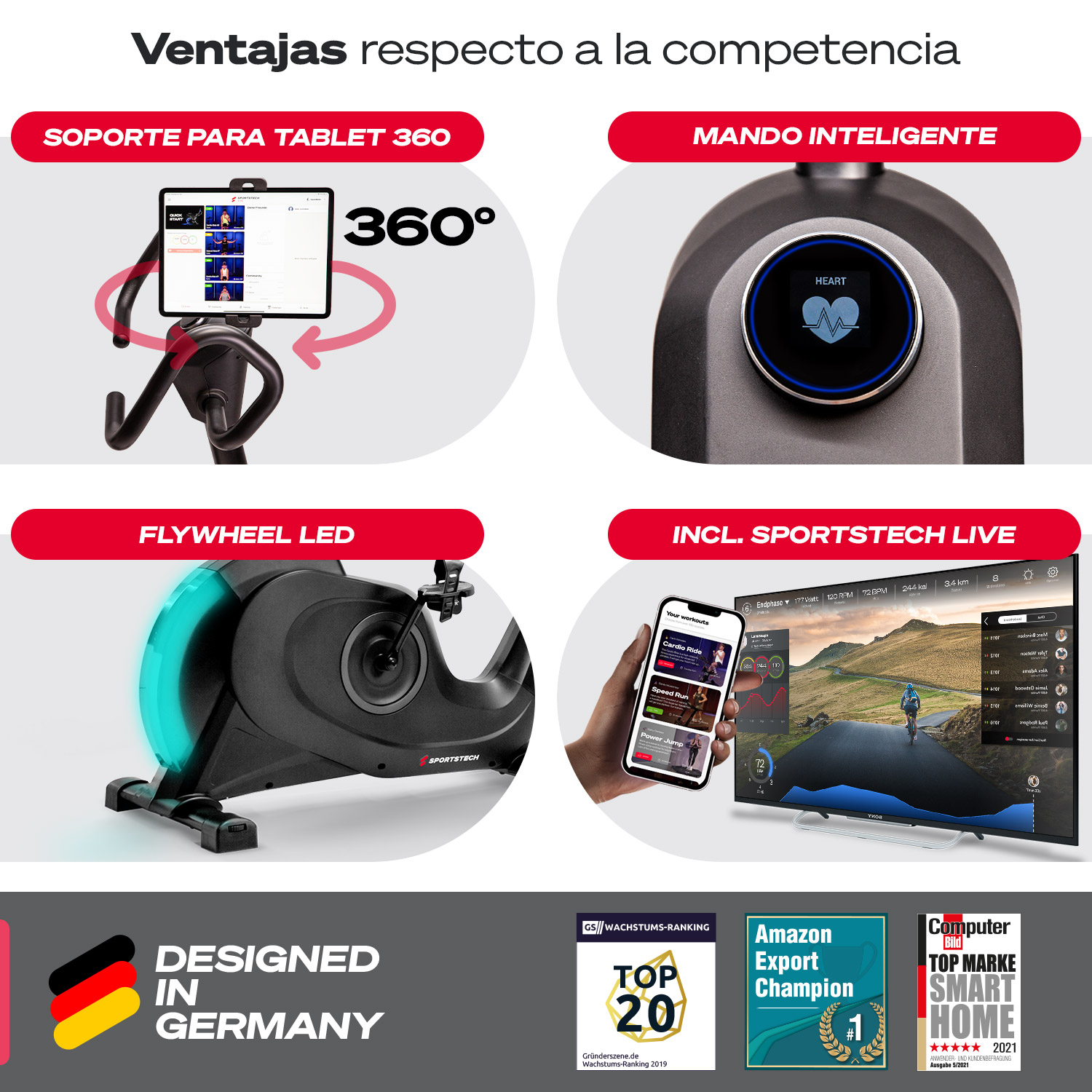 Ergometer ESX600s kaufen | SPORTSTECH